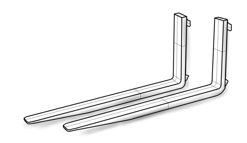 Gabeln für Gabelstapler und Teleskoplader